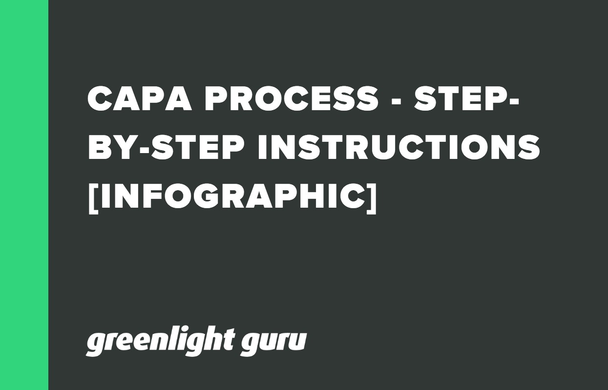 Corrective Action Plan | Greenlight Guru